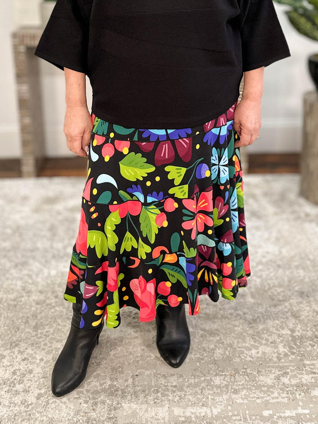 Eva Varro Boot 5 Panel Tier Skirt, Marilyn – Statement Boutique